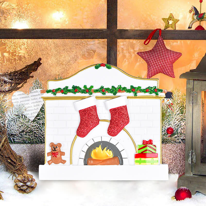 Fireplace Family Table Toppers #62565-2 — WholesaleOrnaments